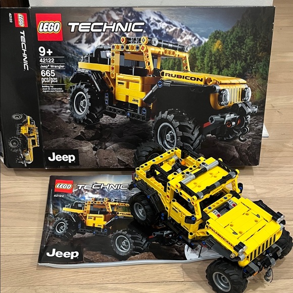 Lego | Toys | Lego 4222 Technic Jeep Wrangler In Yellow And Black ...